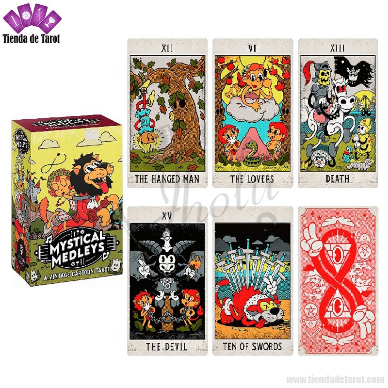 Tarot de Dibujos Antiguos - Mystical Medleys: A Vintage Cartoon Tarot ...